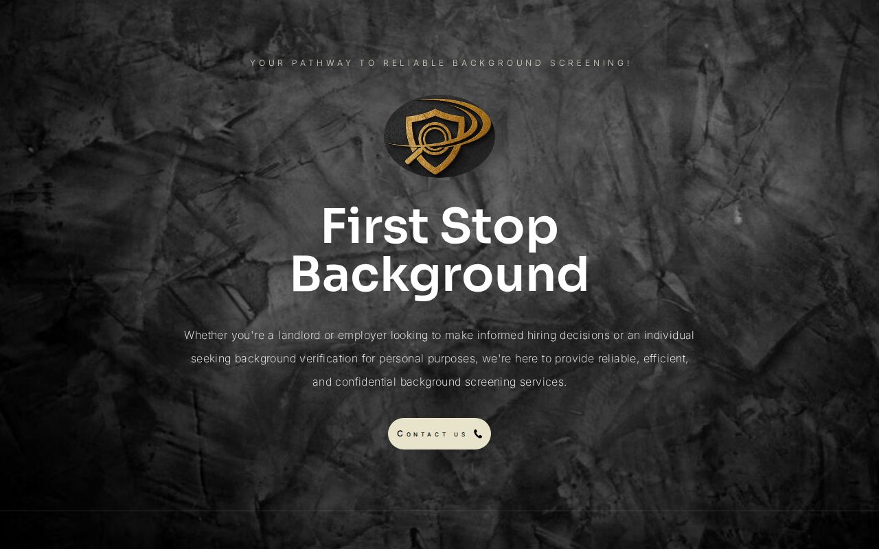 First Stop Background Screening